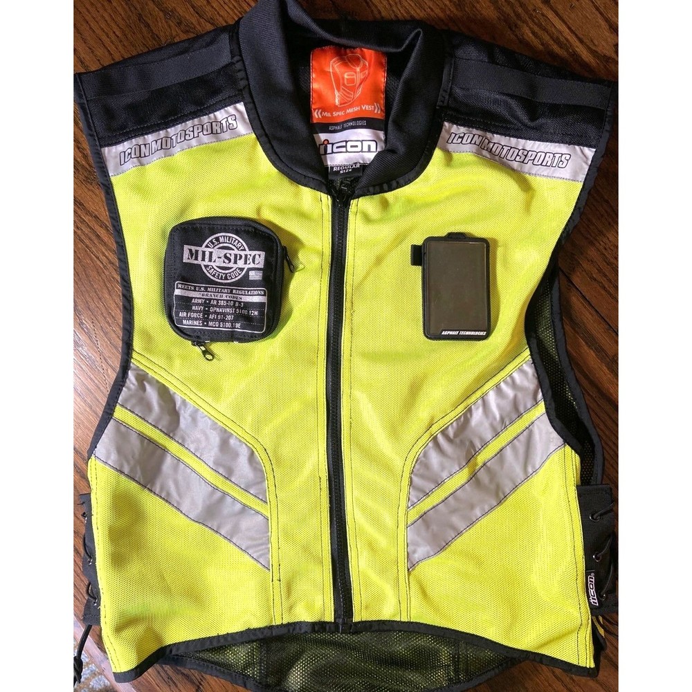 Icon Motorsports Mil Spec Mesh Vest - Gem